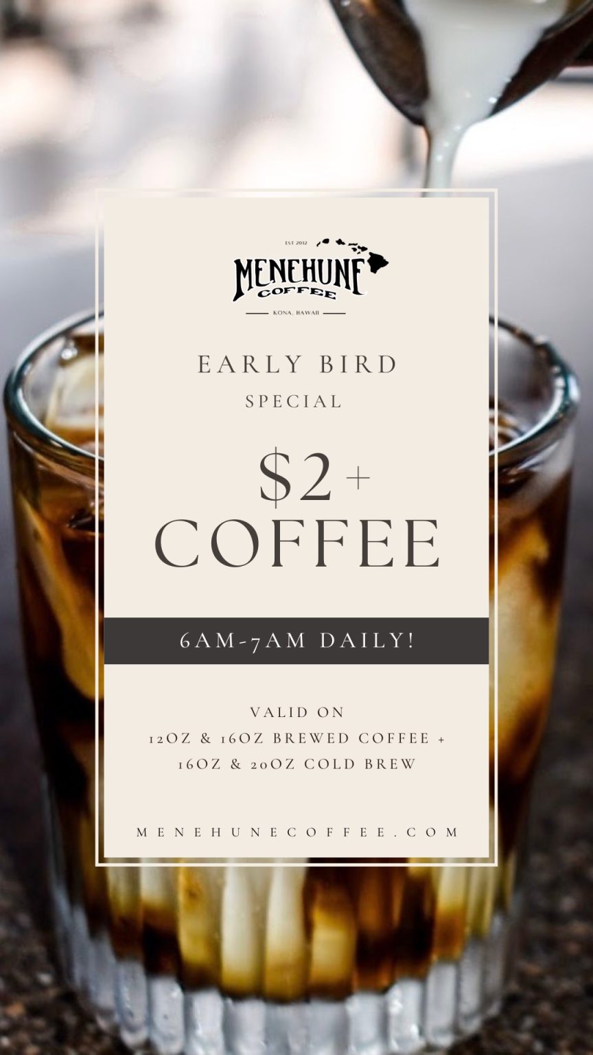 Menehune Coffee | Captain Cook | Cafe | Kona Coffee